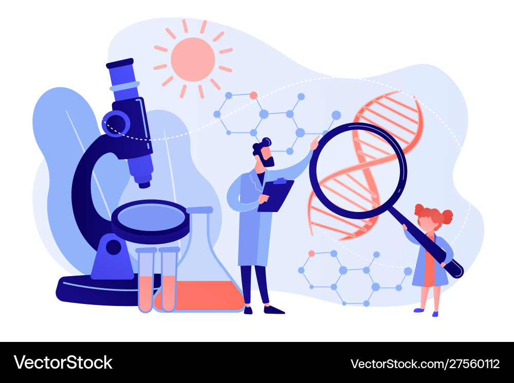 Science camp concept Royalty Free Vector Image