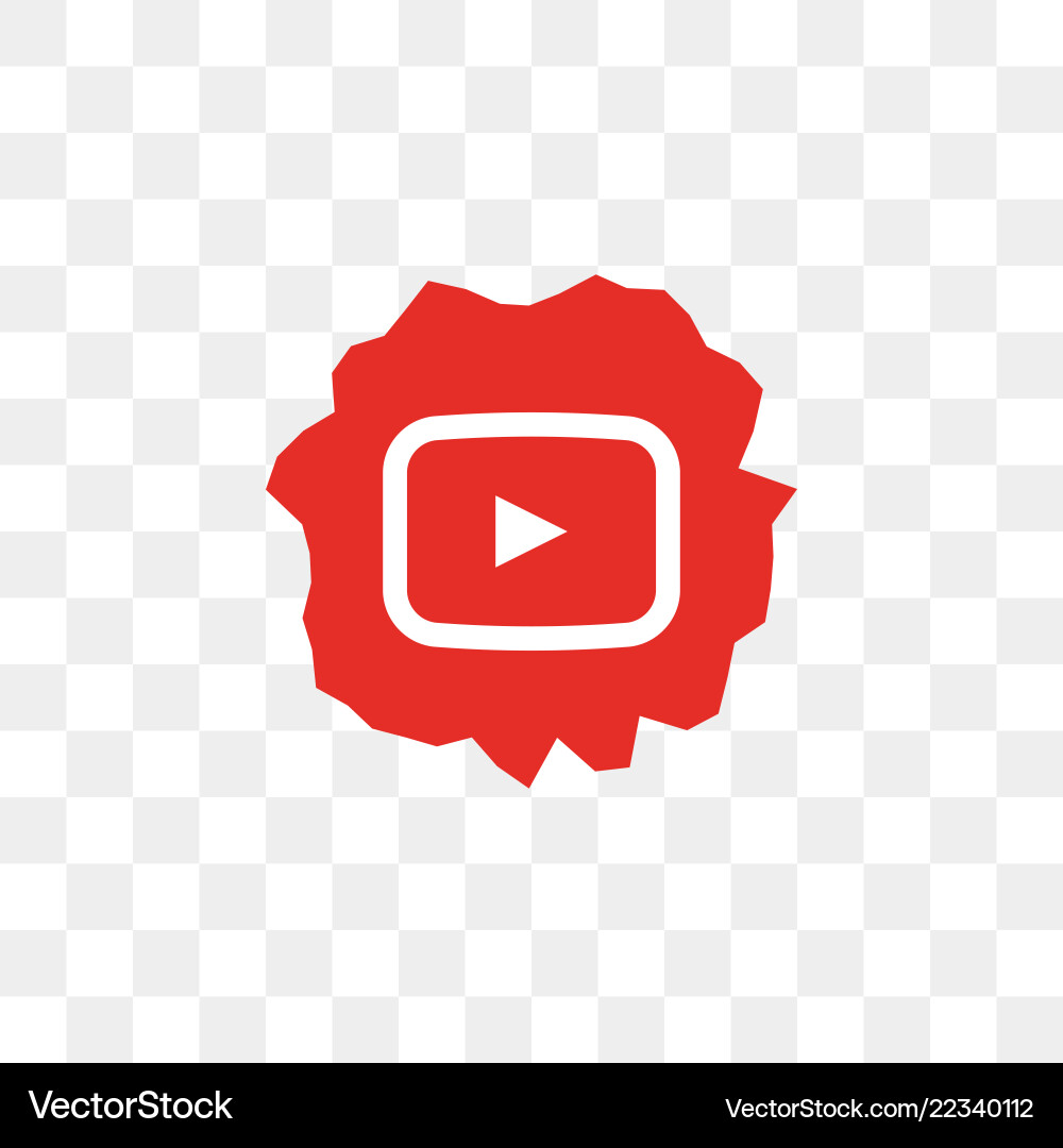 Youtube social media icon design template Vector Image