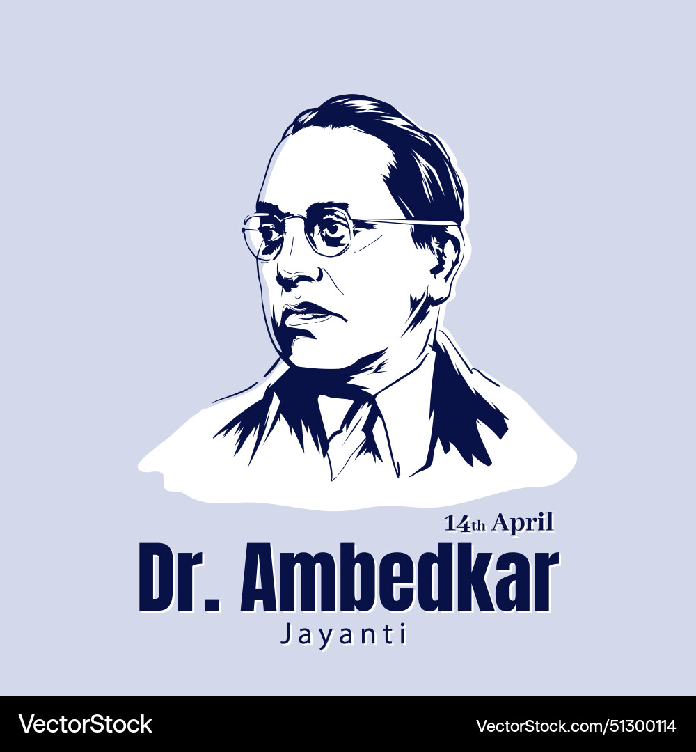 Dr br ambedkar ji background image Royalty Free Vector Image