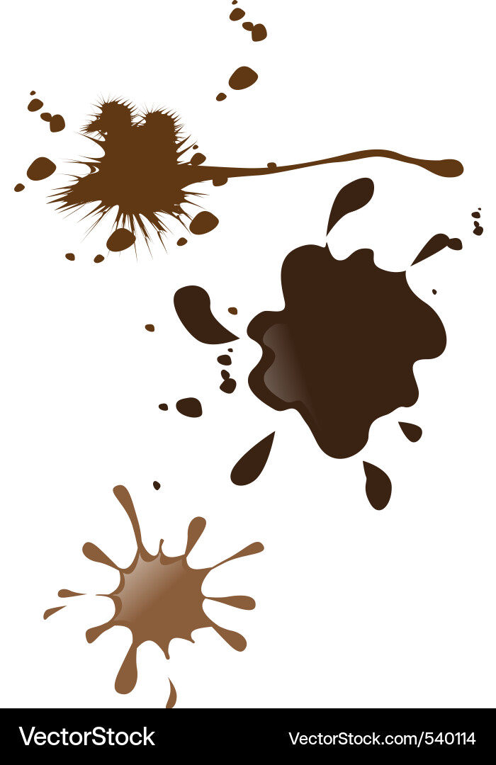 Mud splatter Royalty Free Vector Image - VectorStock