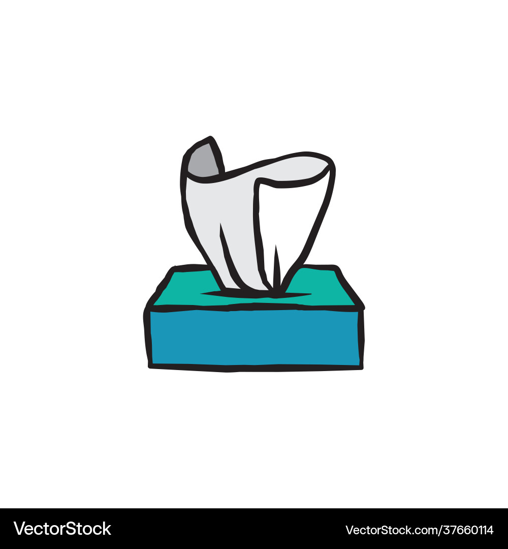 Tissue logo design icon template Royalty Free Vector Image