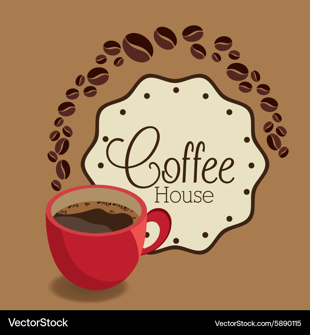 Coffee design Royalty Free Vector Image - VectorStock