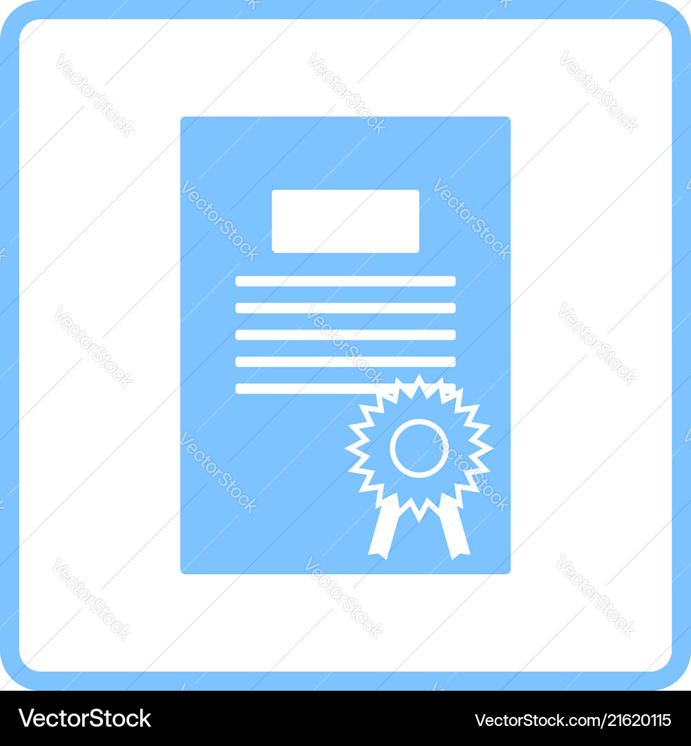 Diploma icon Royalty Free Vector Image - VectorStock