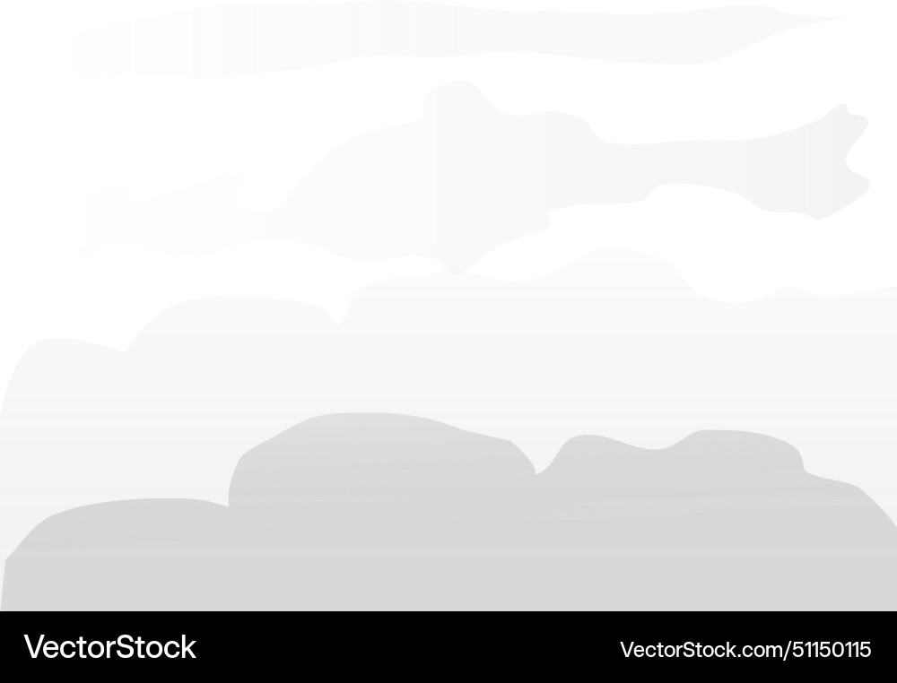 Graphic resource fog on transparent background Vector Image