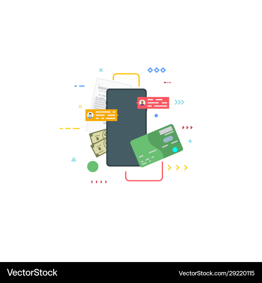 Internet payment Royalty Free Vector Image - VectorStock
