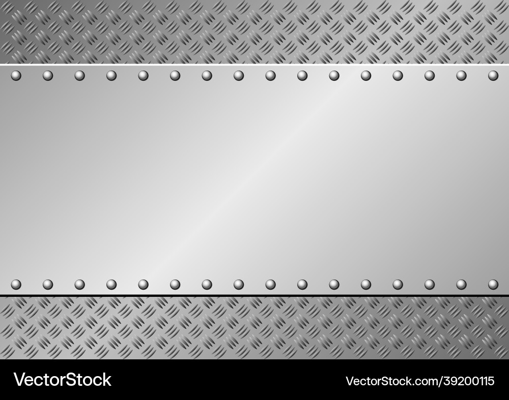 Metallic background Royalty Free Vector Image - VectorStock