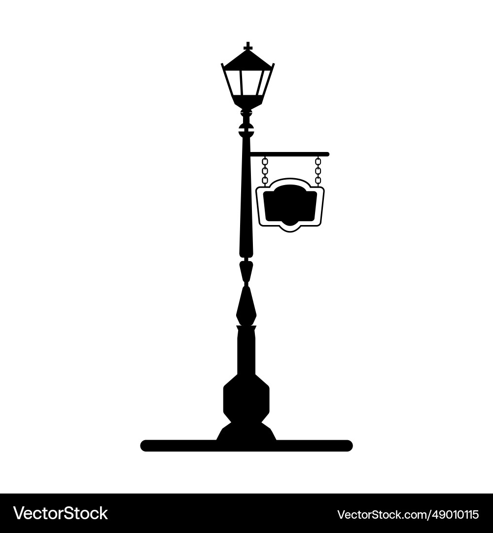 Lamp Post Silhouette Clipart