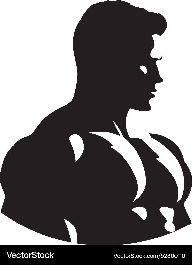 Bodybuilding and endurance finding the balancethe Vector Image