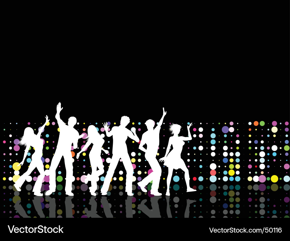 Disco time Royalty Free Vector Image - VectorStock