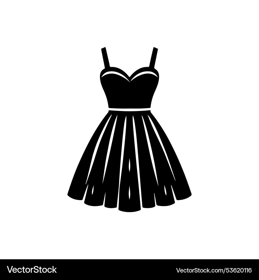 Frock logo icon arts and design Royalty Free Vector Image