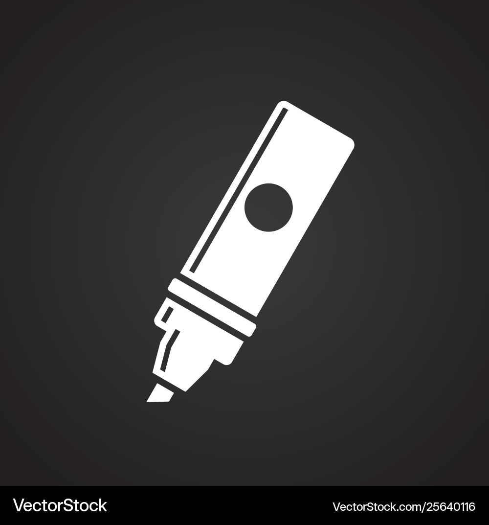 Writing related icon on background for graphic Vector Image