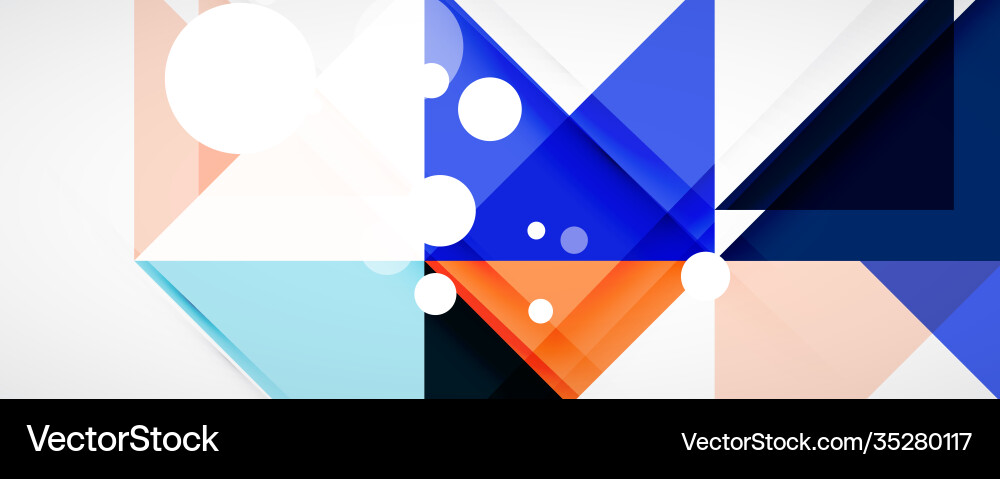 Geometric abstract background techno color Vector Image