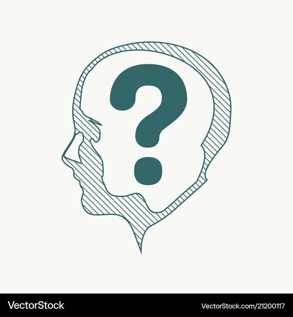 Human profile view Royalty Free Vector Image - VectorStock