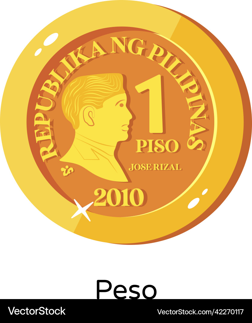 Peso Royalty Free Vector Image - VectorStock