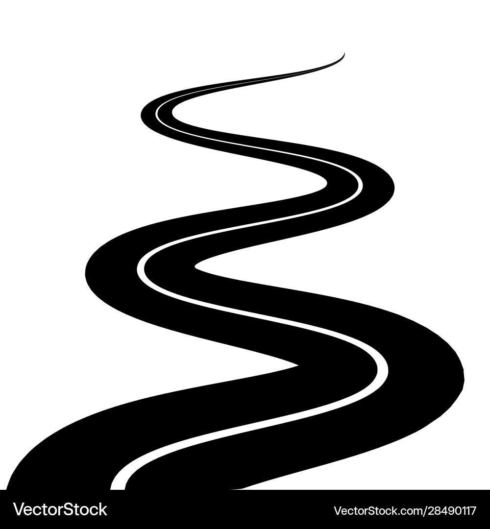 Long Winding Road Clip Art 384 Winding Road High Res Illustrations
