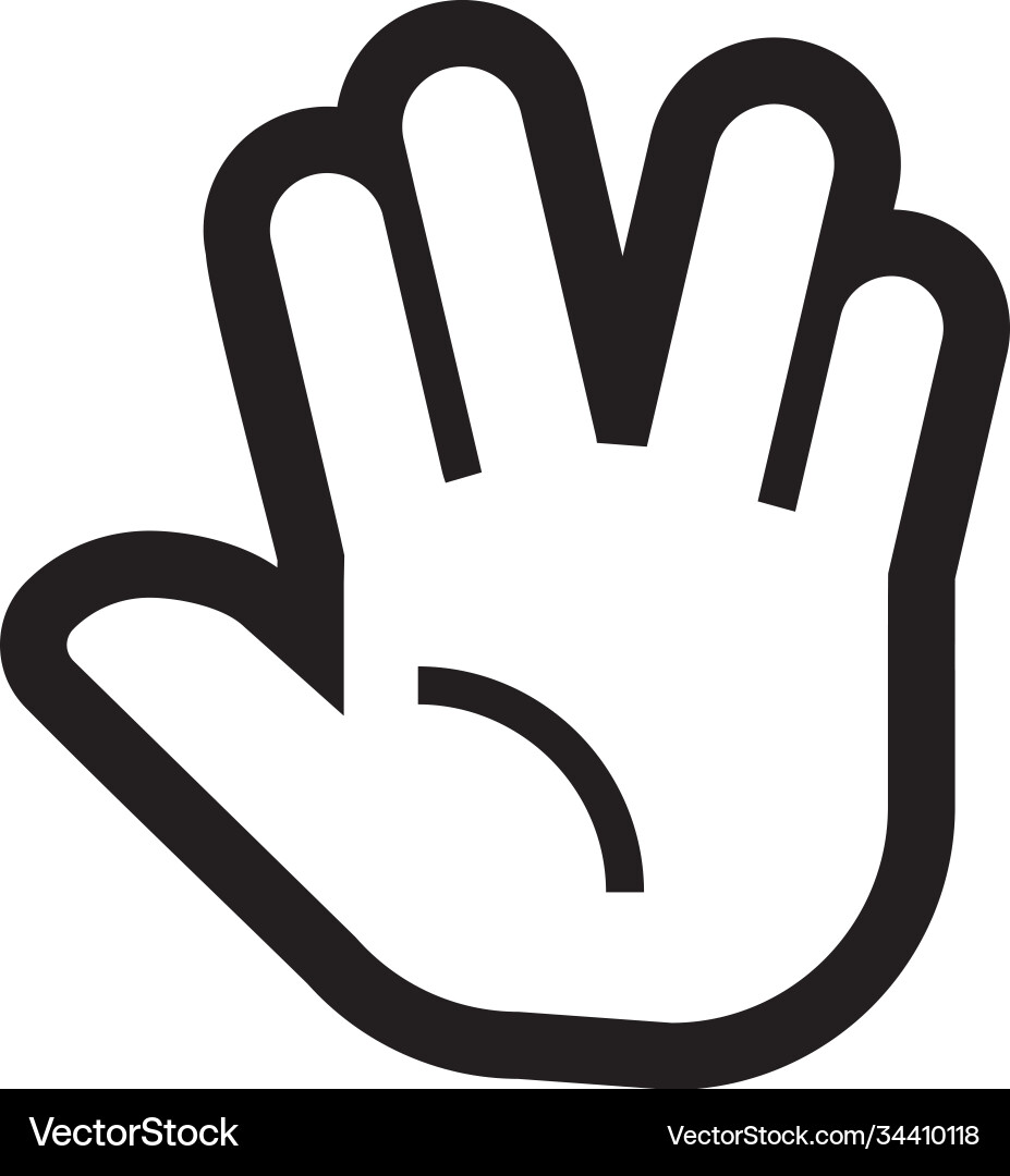 Flat design style grab hand gesture Royalty Free Vector