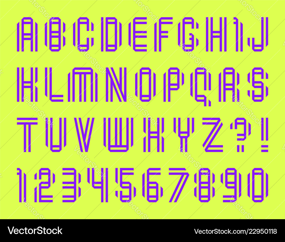 Folded Paper Letter Tape Art Royalty Free Vector Image