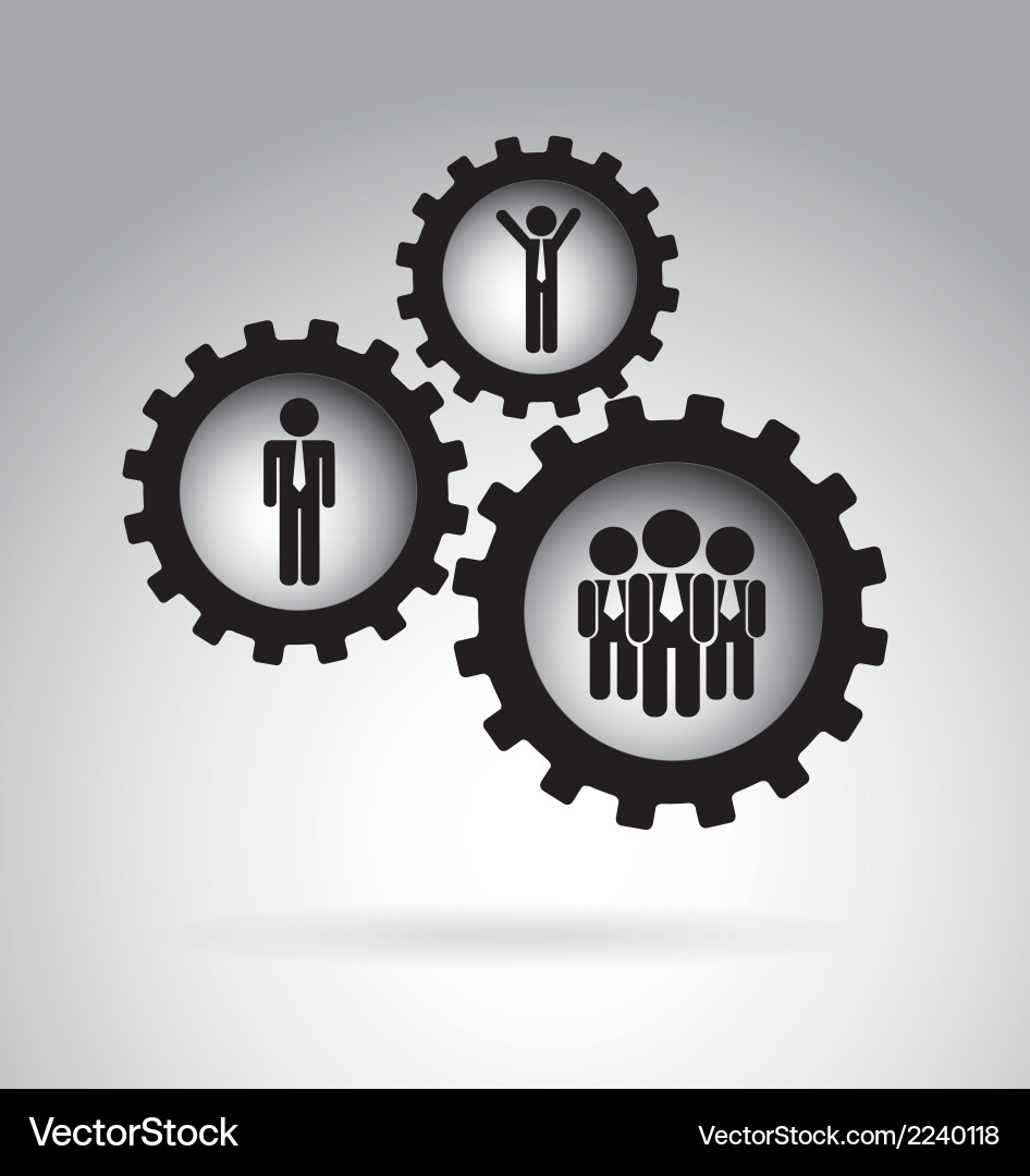 Jobs design over gray background Royalty Free Vector Image