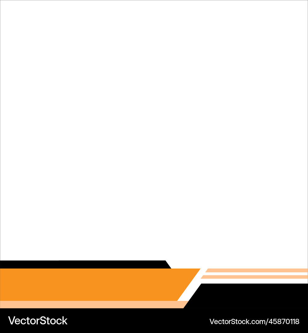 Letterhead modern footer Royalty Free Vector Image