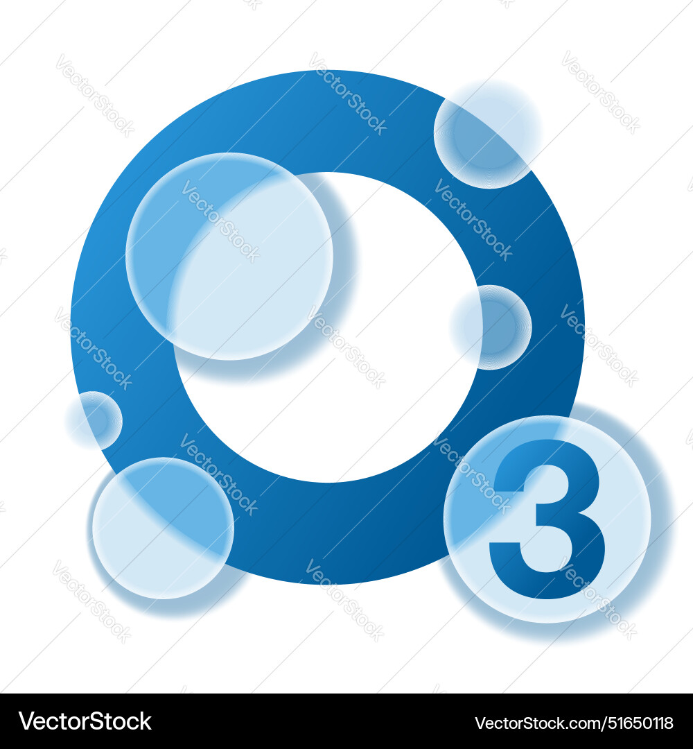Ozone icon - greenhouse gas with o3 formula Vector Image