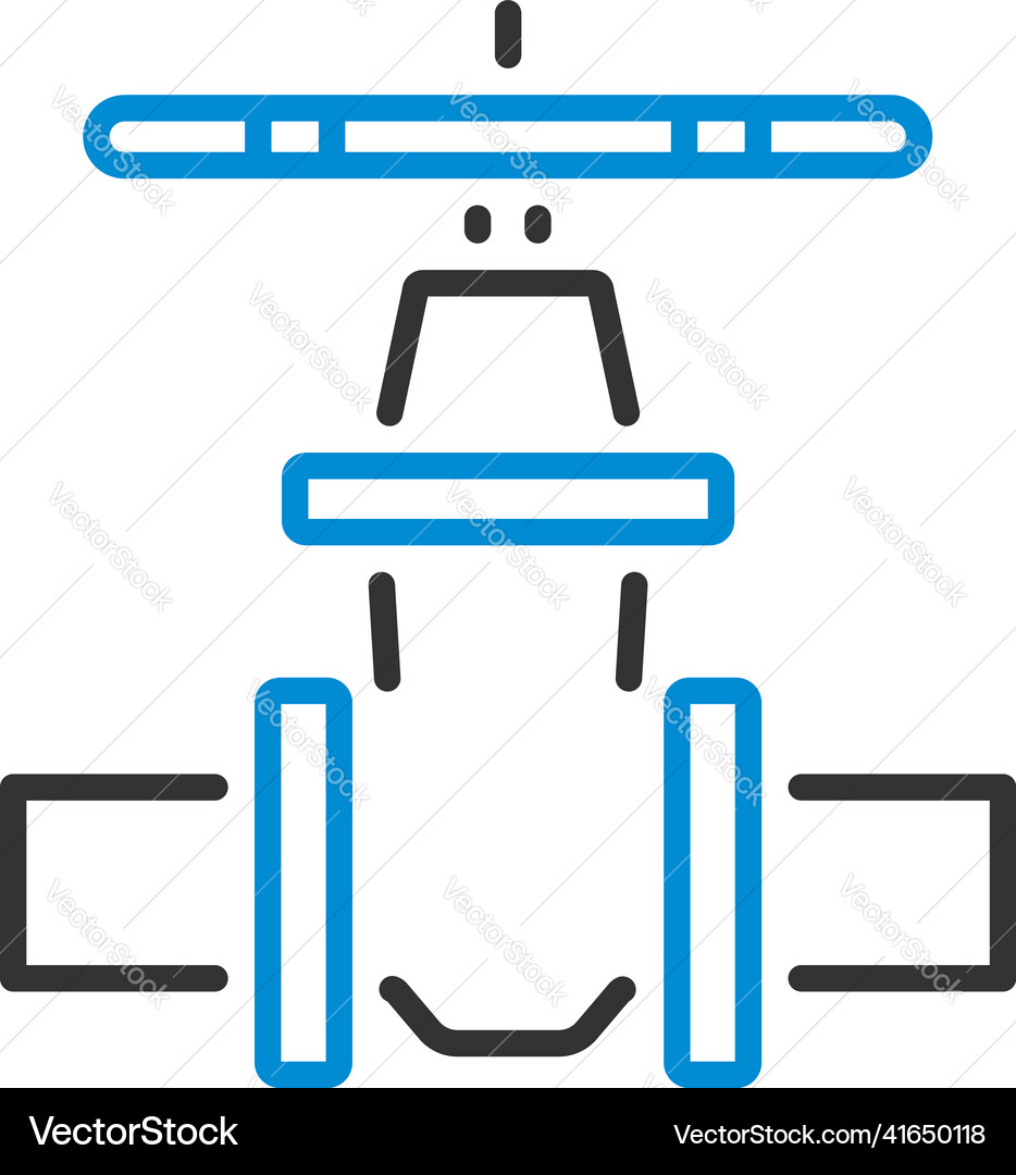Pipe valve icon Royalty Free Vector Image - VectorStock