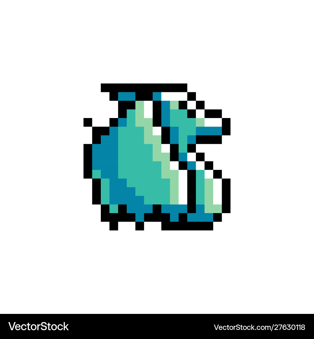 Pixel object art Royalty Free Vector Image - VectorStock