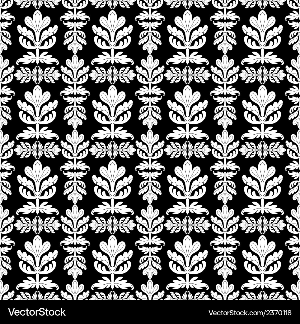 Royal black and white background Royalty Free Vector Image