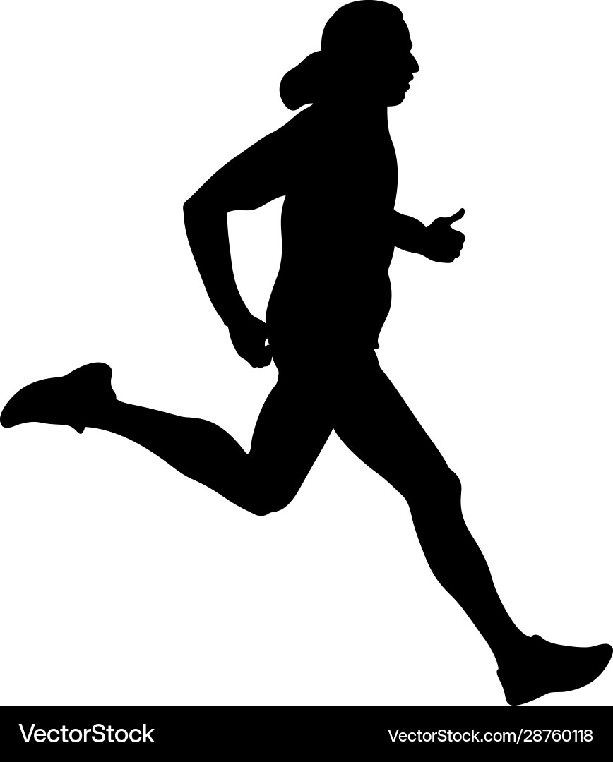 Speed running man athlete Royalty Free Vector Image
