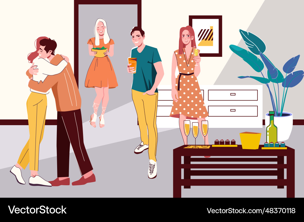 Welcome guests Royalty Free Vector Image - VectorStock