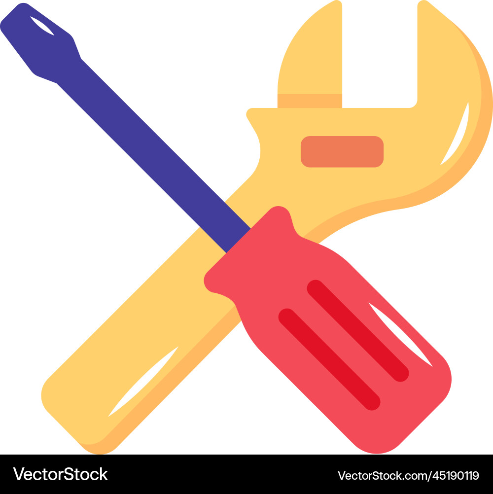 An editable flat icon of engineering book Vector Image