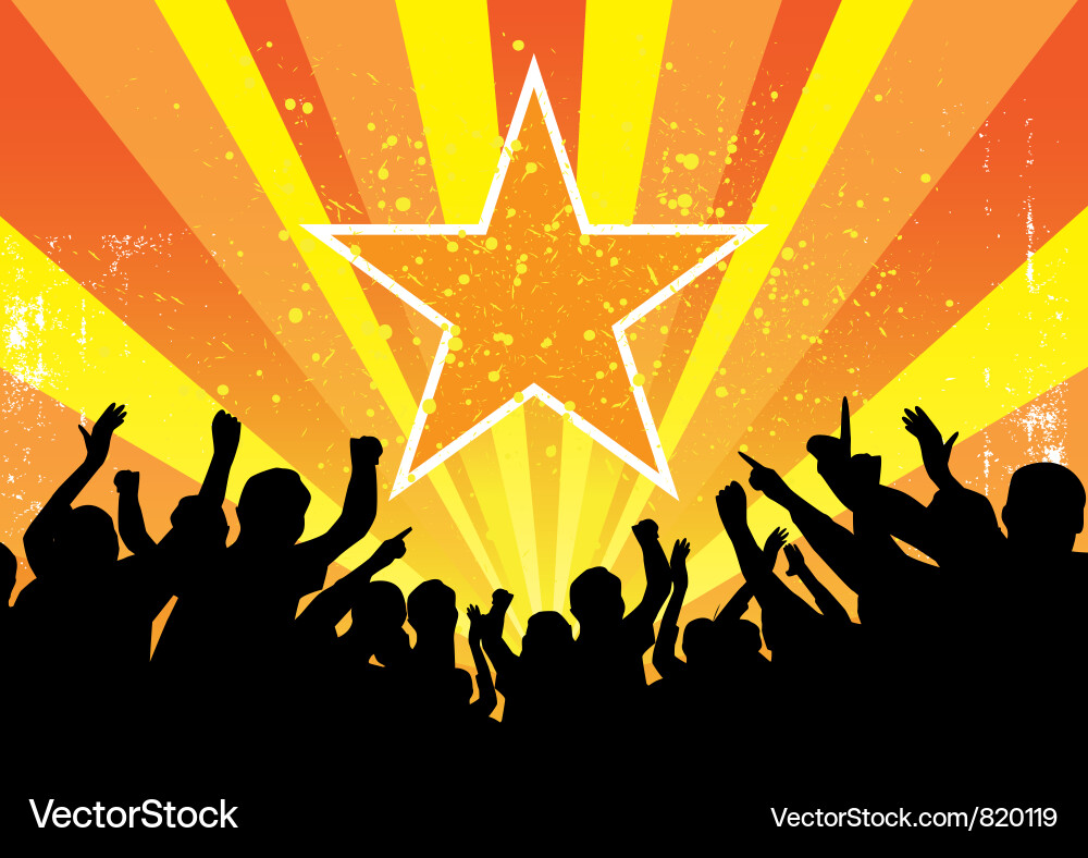Funny concert Royalty Free Vector Image - VectorStock