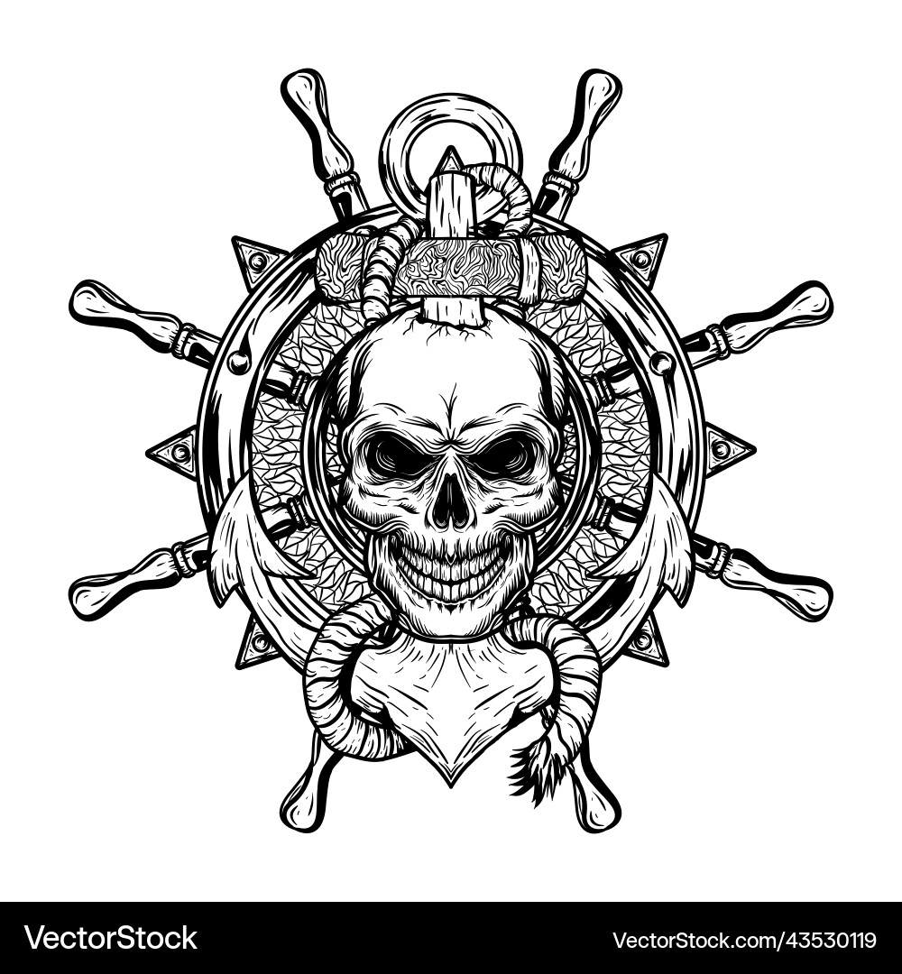 Pirates hand drawn Royalty Free Vector Image - VectorStock