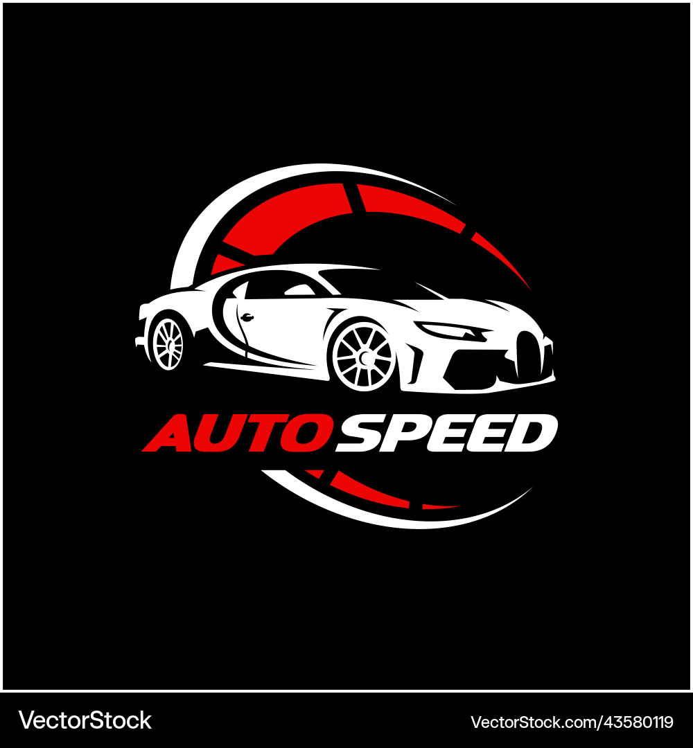 Ready made logo for car service and automotive Vector Image