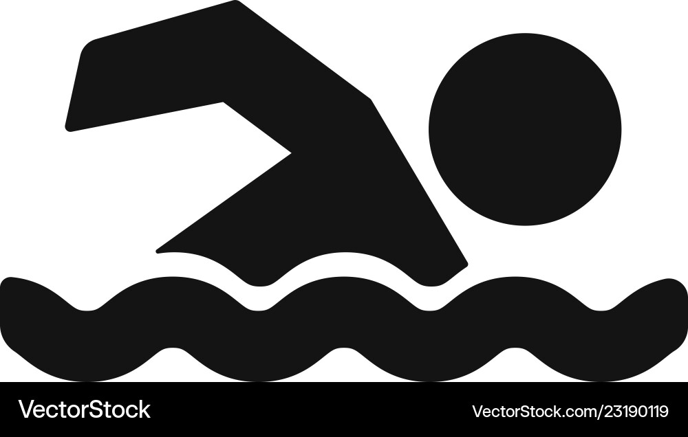 Swimming icon Royalty Free Vector Image - VectorStock