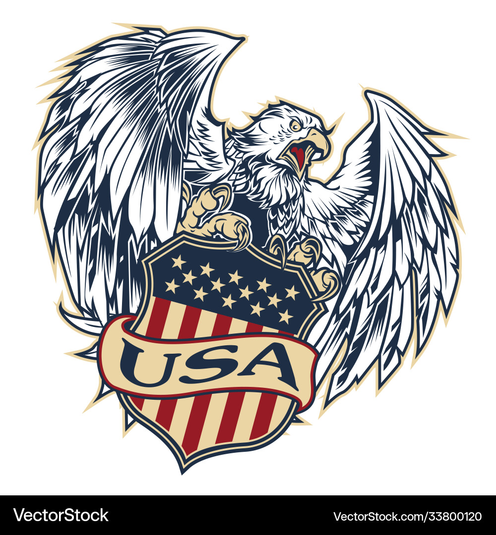 Eagle Religious Symbol Royalty Free Vector Image