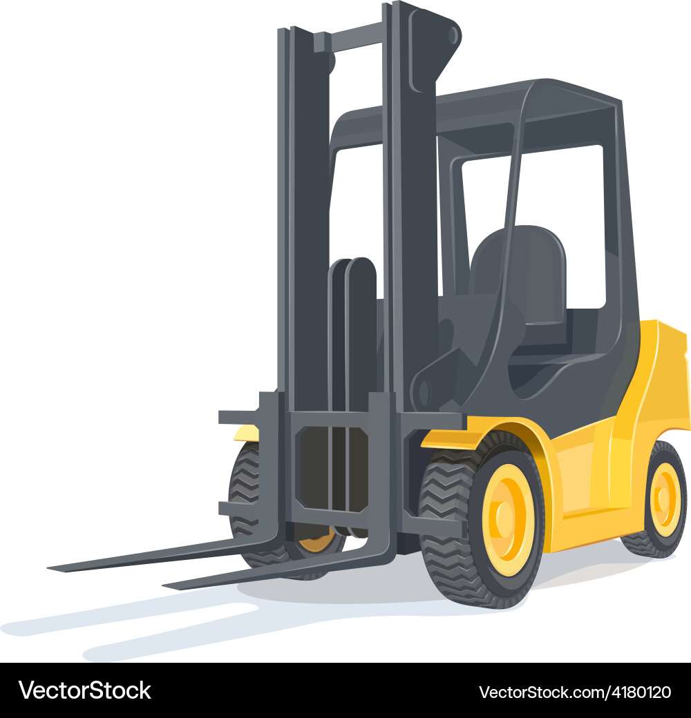 Forklift Truck Royalty Free Vector Image - VectorStock