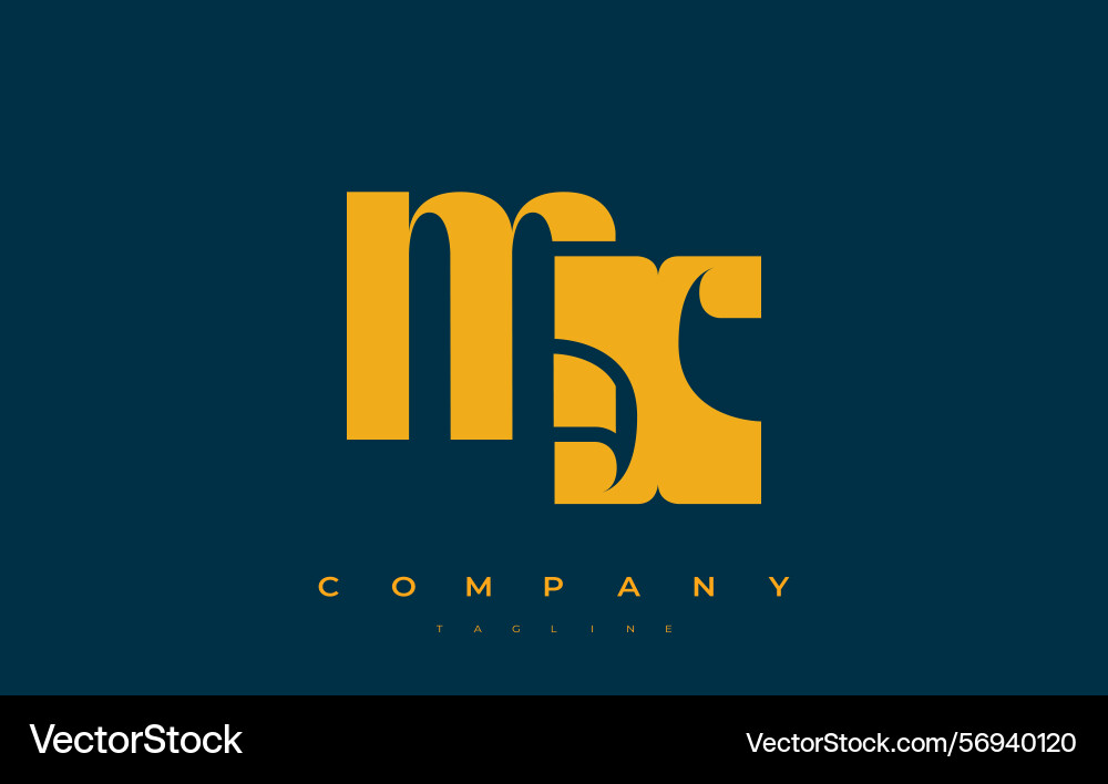 Mx abstract geometric logo design Royalty Free Vector Image