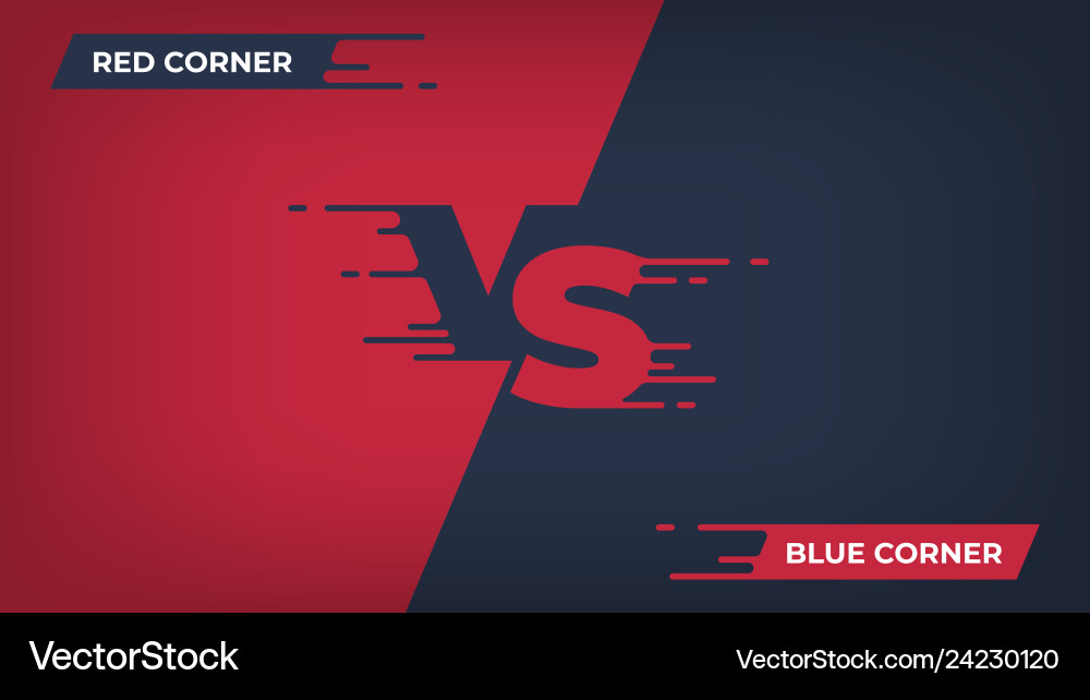 Versus background sport competition vs poster Vector Image