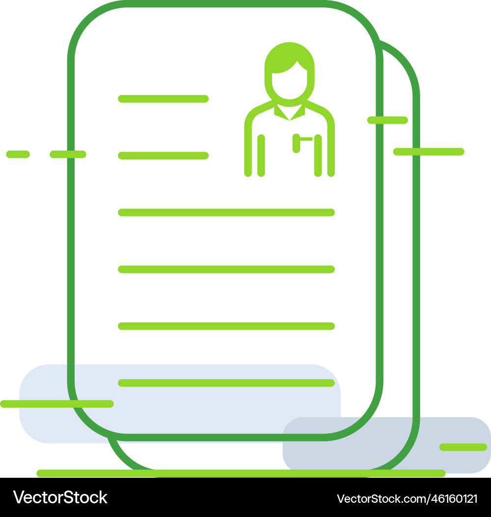 Employee qualification business people icon Vector Image