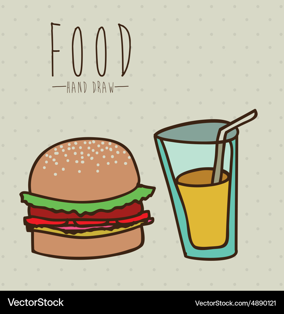 Food design Royalty Free Vector Image - VectorStock
