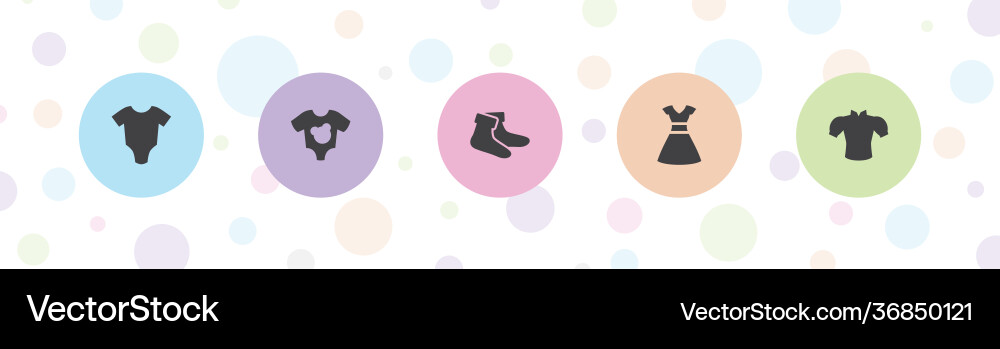 Garment icons (36850121) – Free Vector | VectorStock