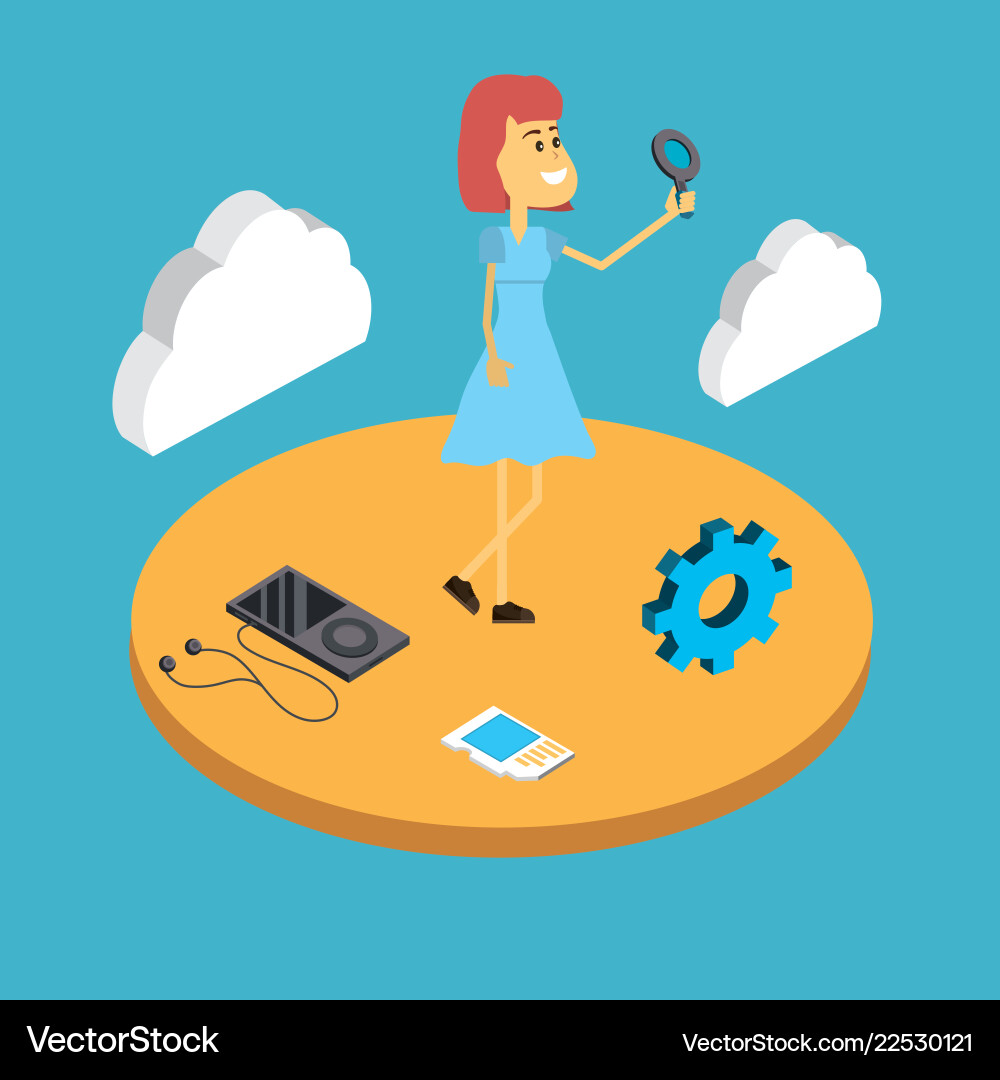 Suche Motor Cartoon Lizenzfreies Vektorbild - VectorStock