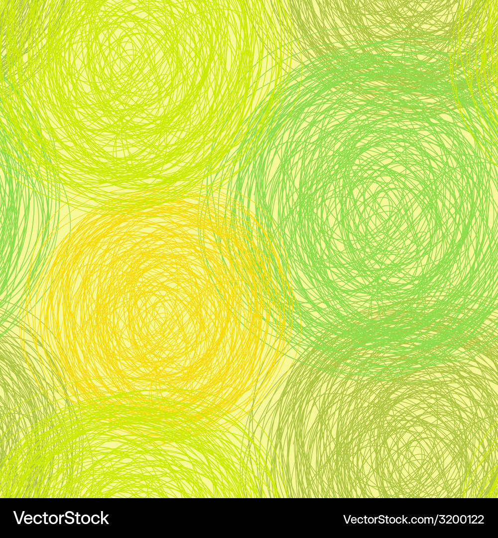 Colorful scribble seamless pattern Royalty Free Vector Image