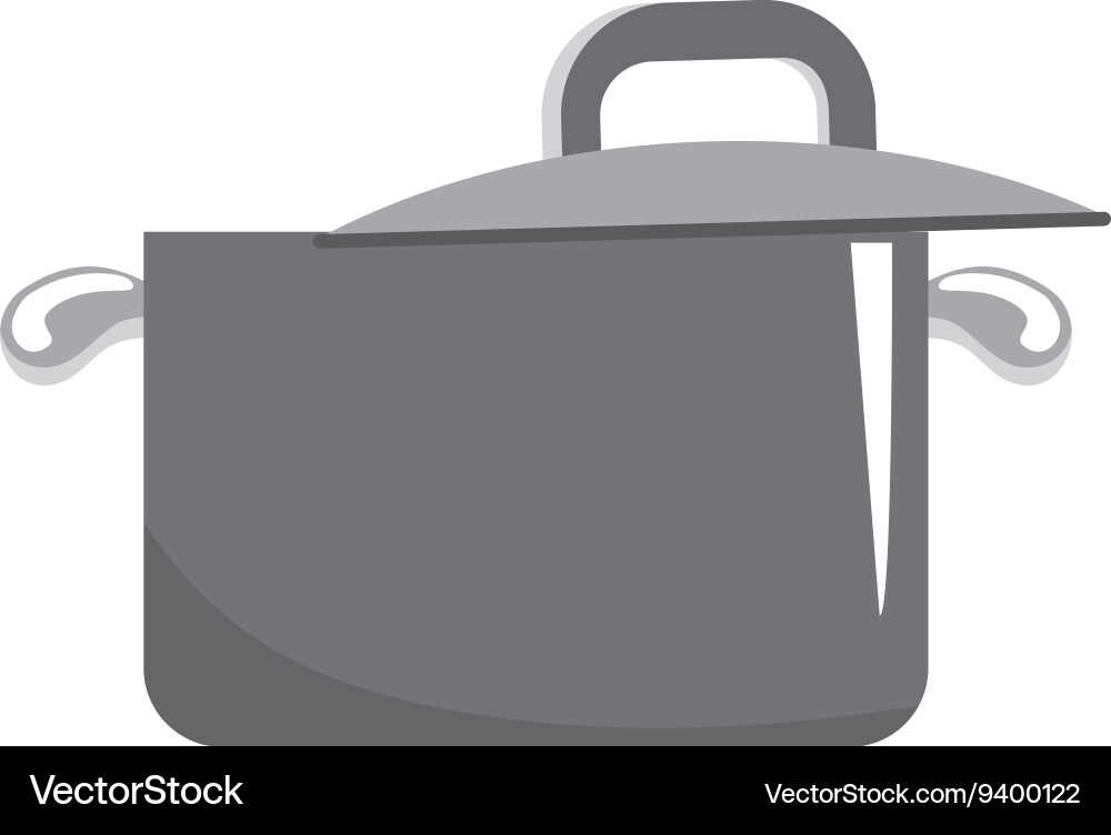 Cooking pot icon food design graphic Royalty Free Vector