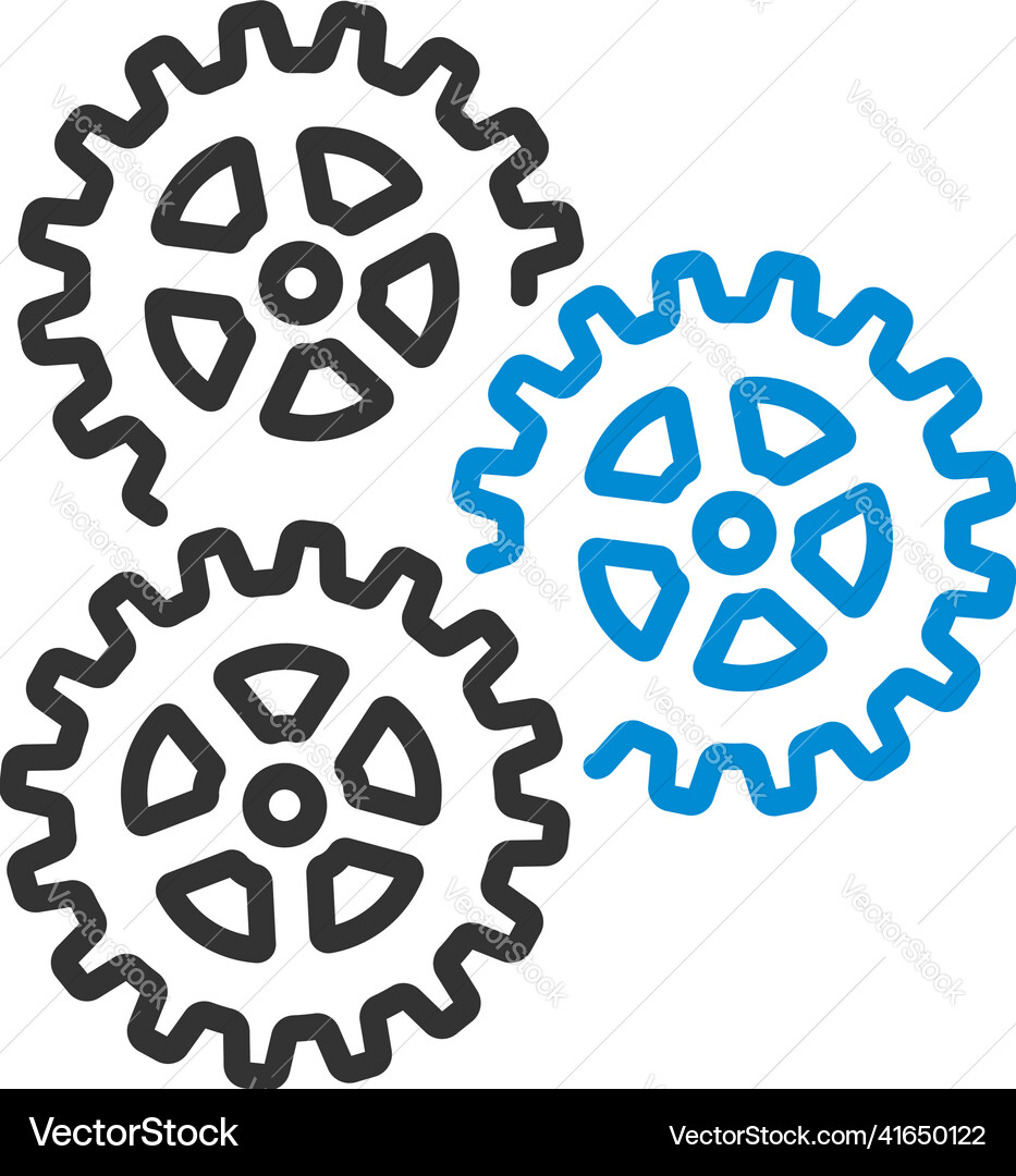 Gear icon Royalty Free Vector Image - VectorStock