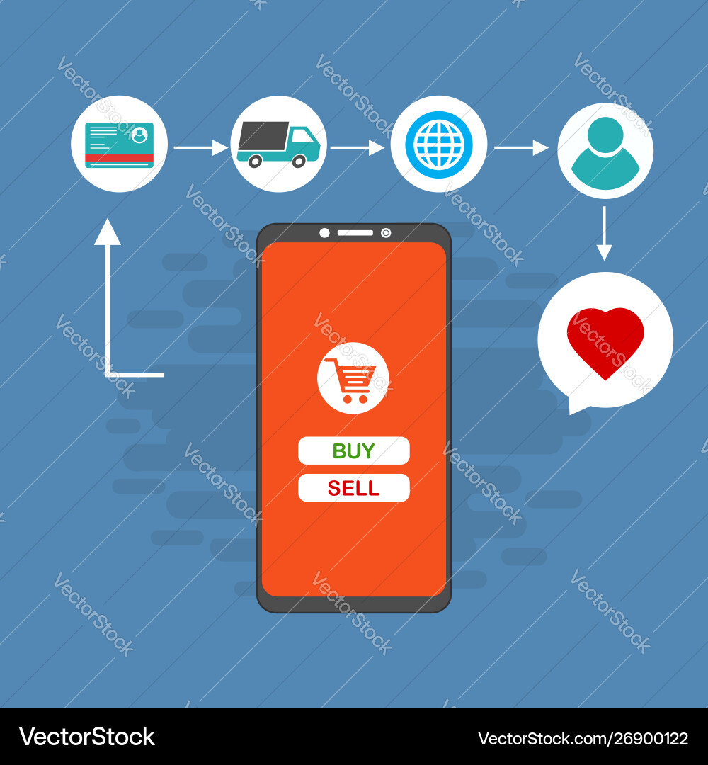 Modern flat design people and business concept Vector Image