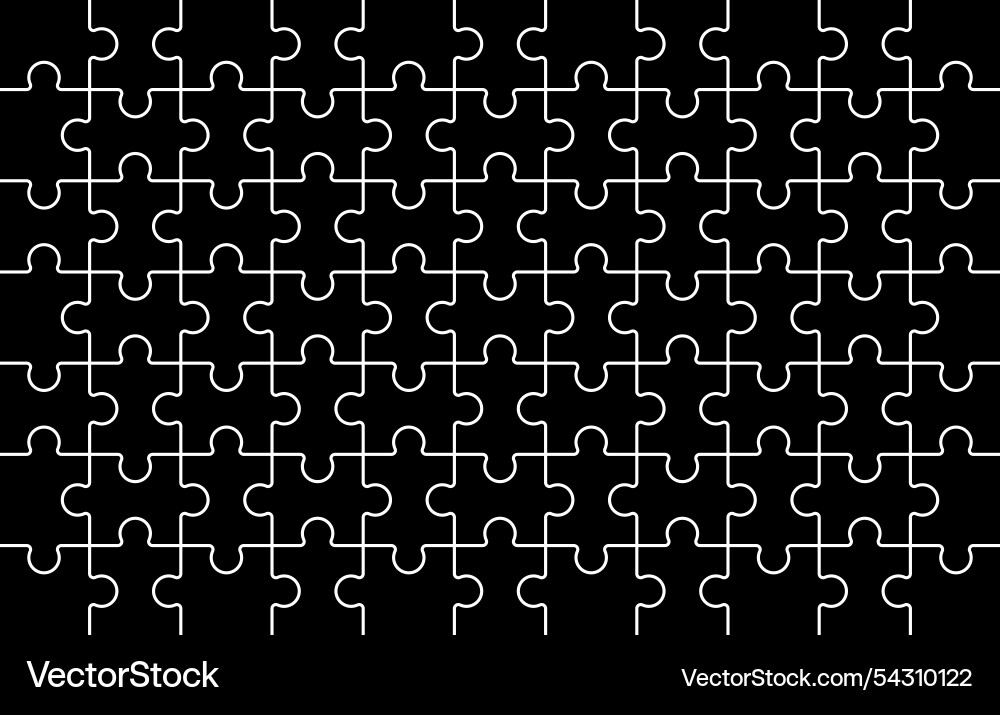 Puzzle pieces background Royalty Free Vector Image