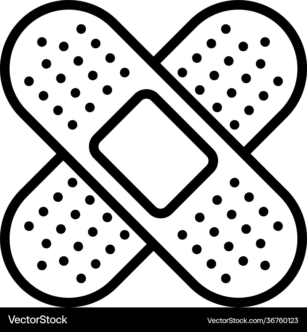 Bandage Royalty Free Vector Image - VectorStock