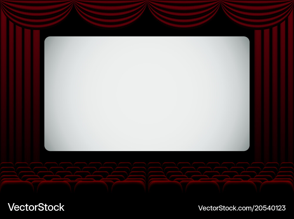 Cinema hall Royalty Free Vector Image - VectorStock