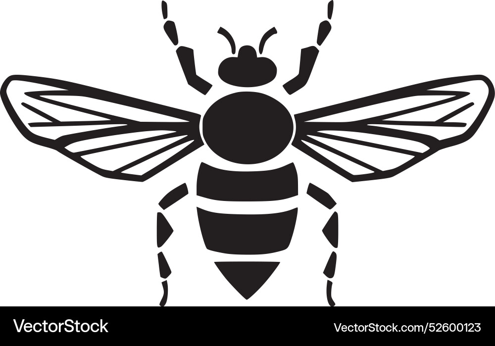 Fly - minimalist and simple silhouette Royalty Free Vector
